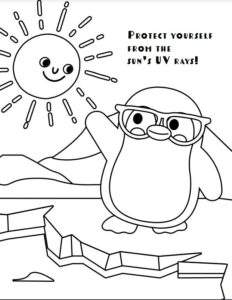 Sun Safety Coloring Pages – North Dakota Cancer Coalition