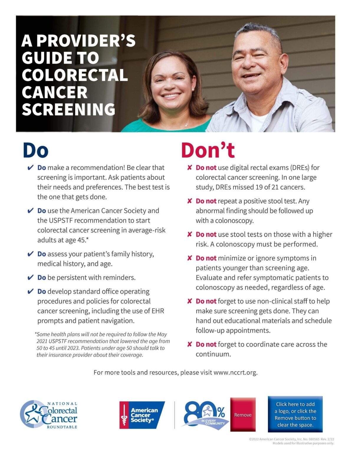 The Dos and Don’ts of Colorectal Cancer Screening – North Dakota Cancer ...